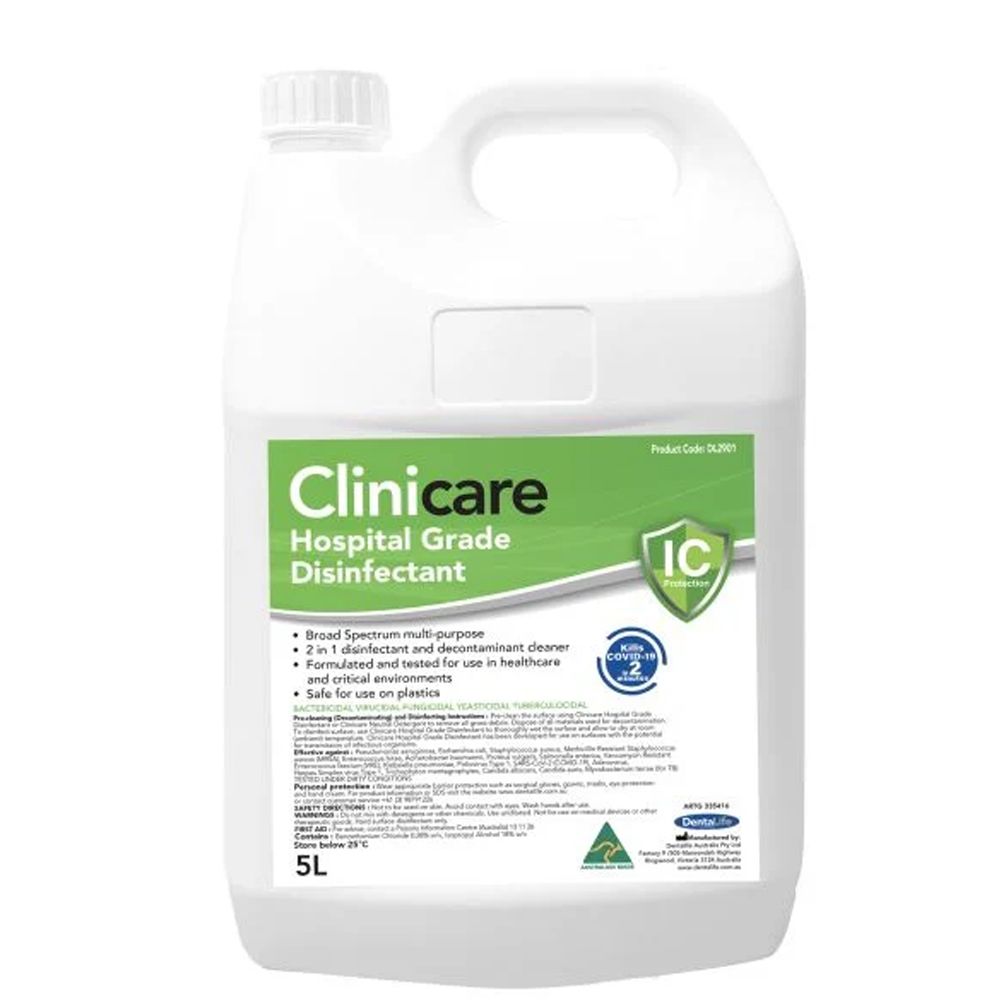 Clinicare Hospital Grade Disinfectant - Adam Dental Supplies - Adam ...