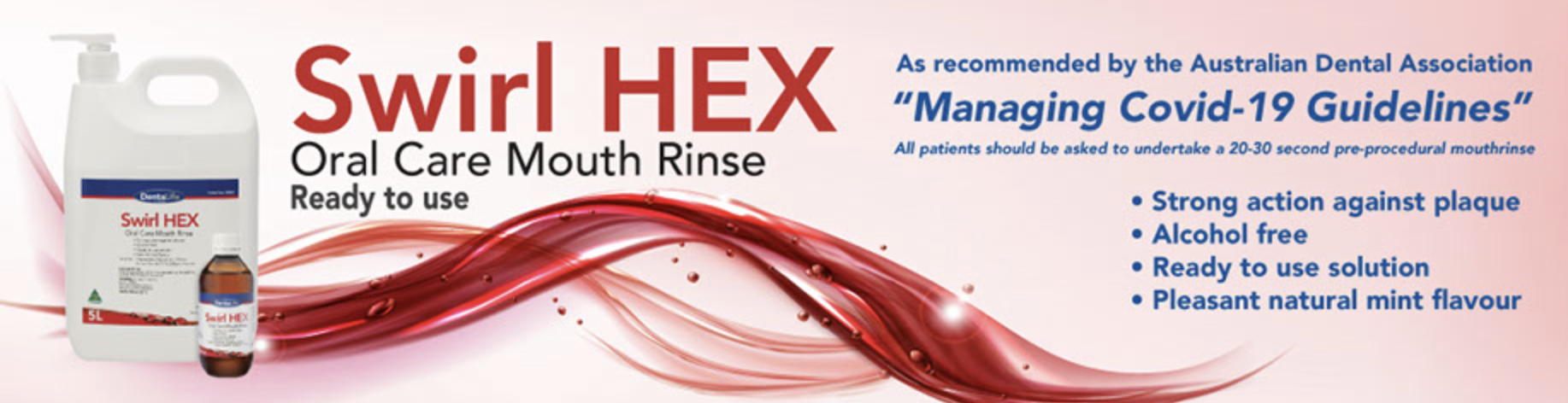 Effective Chlorhexidine Mouth Rinse | Dentalife Swirl HEX 0.2% - Adam ...