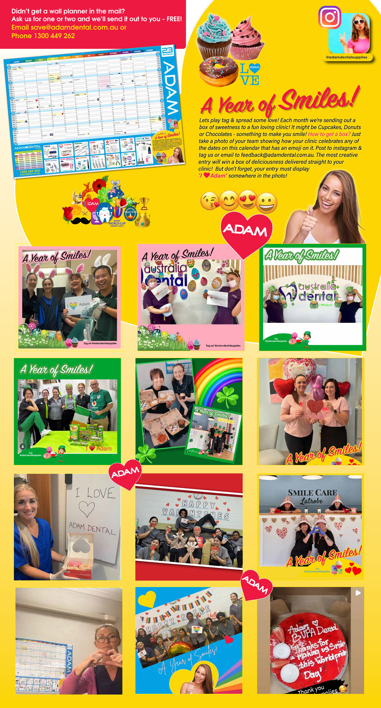 Year of Smiles Competition! - Adam Dental Supplies Australia